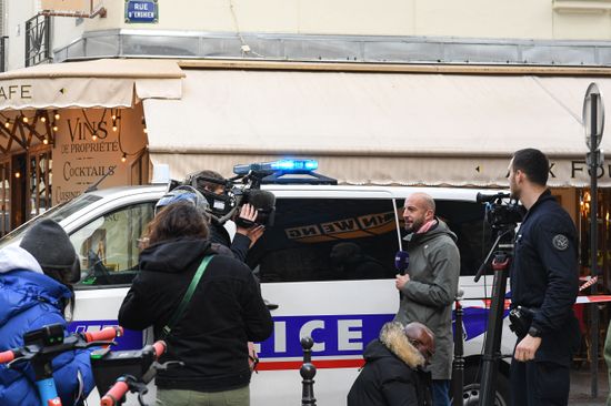 Police Secure Street After Several Shots Editorial Stock Photo - Stock ...
