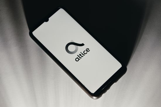 This Photo Illustration Altice Logo Displayed Editorial Stock Photo ...