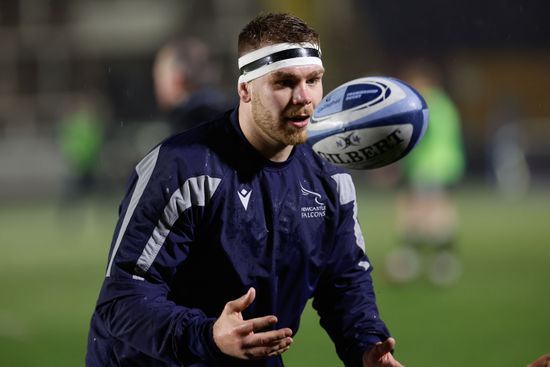 Callum Chick Newcastle Falcons Pictured During Editorial Stock Photo ...