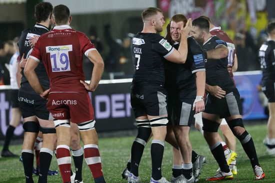 Callum Chick Newcastle Falcons Celebrates Trevor Editorial Stock Photo ...