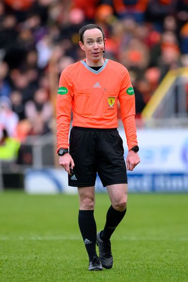 Referee Colin Steven During Cinch Spfl Editorial Stock Photo - Stock ...