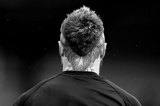Tattoo On Back Jack Nowell Exeter Editorial Stock Photo - Stock Image ...
