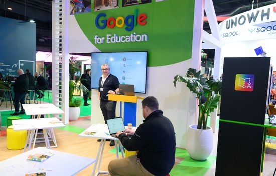 Google Education French Education Minister Pap Editorial Stock Photo ...