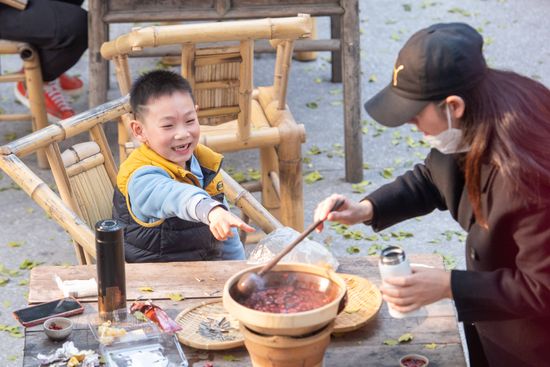 Tourists Taste Local Food Shancheng Alley Editorial Stock Photo - Stock ...