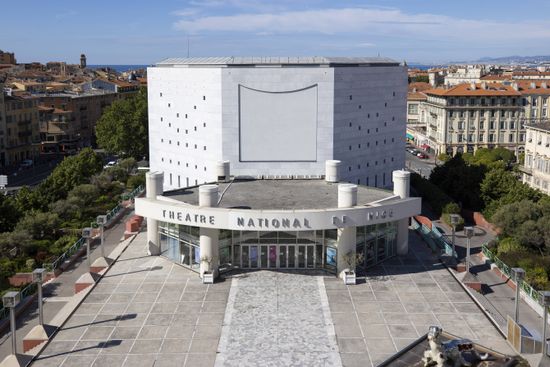 Building National Theatre Nice Archived Before Editorial Stock Photo ...