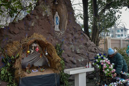 Christian Devotee Perform Rituals Holy Family Editorial Stock Photo ...
