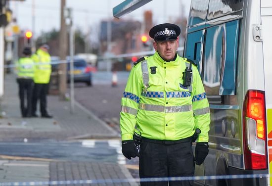 Wallasey Uk Police Officers Remain Scene Editorial Stock Photo - Stock ...