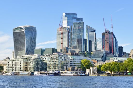 City London Skyline Square Mile England Editorial Stock Photo - Stock ...