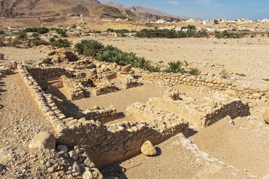 Archaeological Site Ancient City Qalhat Oman Editorial Stock Photo ...