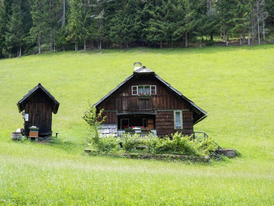 Old Farm Near Lake Weissensee Carinthia Editorial Stock Photo - Stock ...