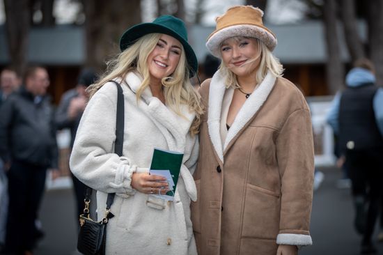 Shona Murphy Hannah Doyle Leopardstown Today Editorial Stock Photo ...