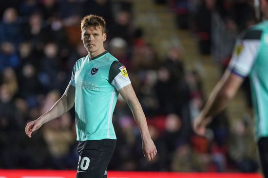 Portsmouth Defender Sean Raggett During Efl Editorial Stock Photo ...