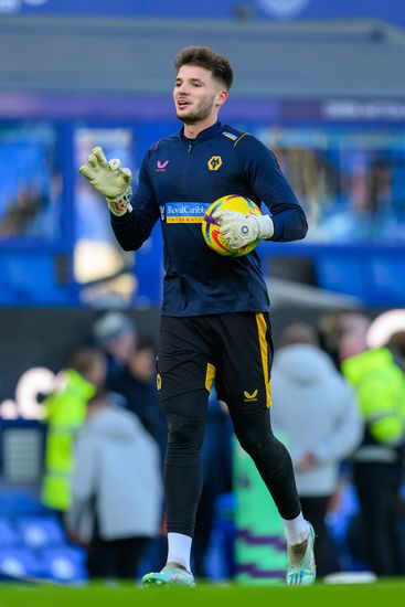 Wolves Goalkeeper Matija Sarkic During Warm Editorial Stock Photo ...