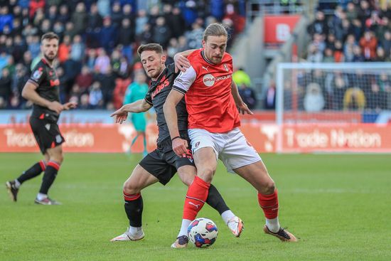 Tom Eaves 9 Rotherham United Jordan Editorial Stock Photo - Stock Image ...