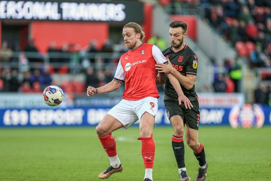 Tom Eaves 9 Rotherham United Morgan Editorial Stock Photo - Stock Image ...