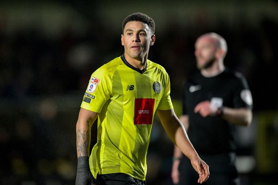 Harrogate Town Midfielder Josh Coley 10 Editorial Stock Photo - Stock ...