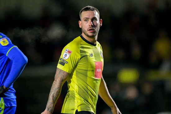 Harrogate Town Defender Joe Mattock 3 Editorial Stock Photo - Stock ...