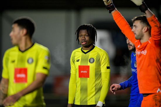 Harrogate Town Midfielder Sam Folarin 12 Editorial Stock Photo - Stock ...