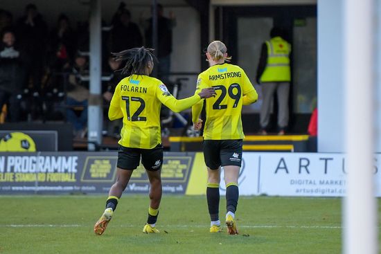 Harrogate Town Forward Luke Armstrong 29 Editorial Stock Photo - Stock ...