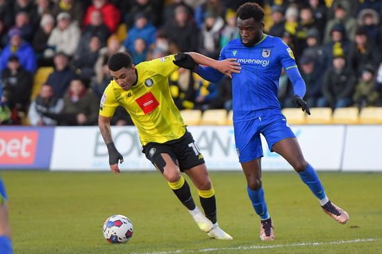 Harrogate Town Midfielder Josh Coley 10 Editorial Stock Photo - Stock ...
