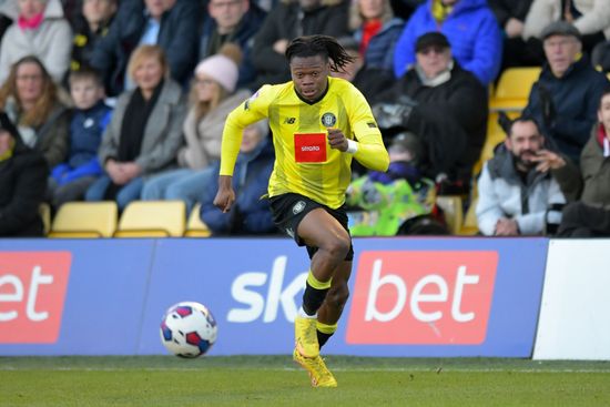 Harrogate Town Midfielder Sam Folarin 12 Editorial Stock Photo - Stock ...