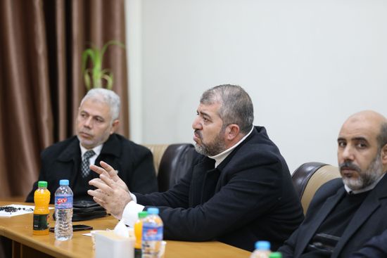 Delegation Palestinian Factions Visits Ministry Health Editorial Stock ...