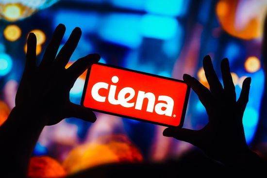 This Photo Illustration Ciena Corporation Logo Editorial Stock Photo ...