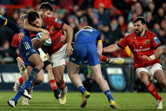 Munster Vs Leinster Munsters Antoine Frisch Editorial Stock Photo ...