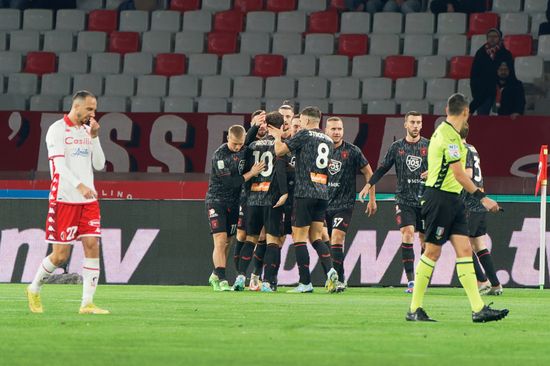 George Puscas Genoa Cfc Celebrates After Editorial Stock Photo - Stock ...