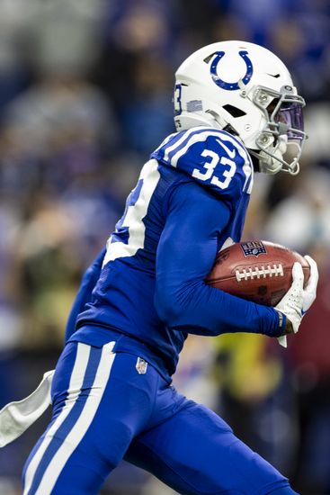 Indianapolis Colts Cornerback Dallis Flowers 33 Editorial Stock Photo ...