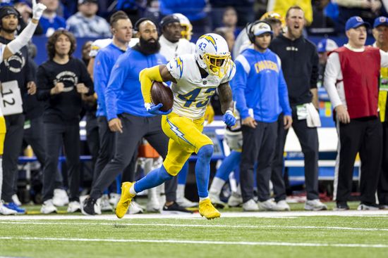 Los Angeles Chargers Defensive Back Michael Editorial Stock Photo ...