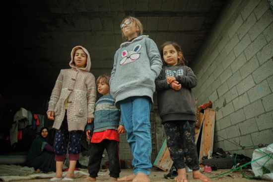 Cold Weather Palestinian Slums Beit Lahia Editorial Stock Photo - Stock ...