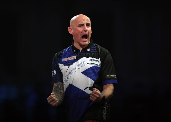 Alan Souter Celebrates His Match Against Editorial Stock Photo - Stock ...