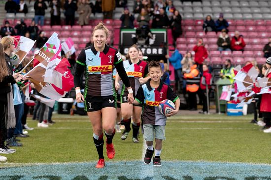 Emily Scott Harlequins Walks Out Mascot Editorial Stock Photo - Stock ...