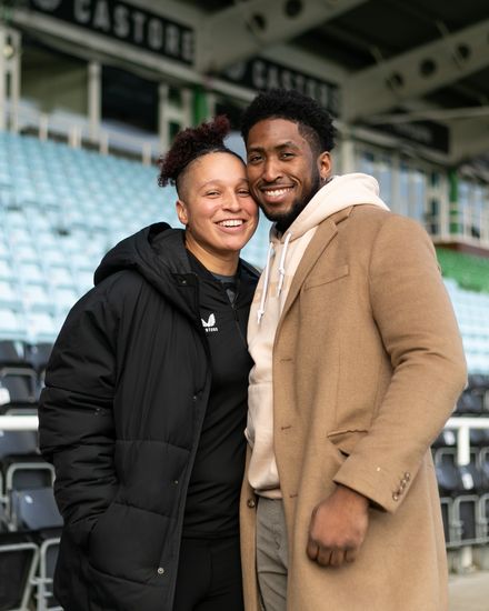 Shaunagh Brown Harlequins Her Boyfriend Arrive Editorial Stock Photo ...