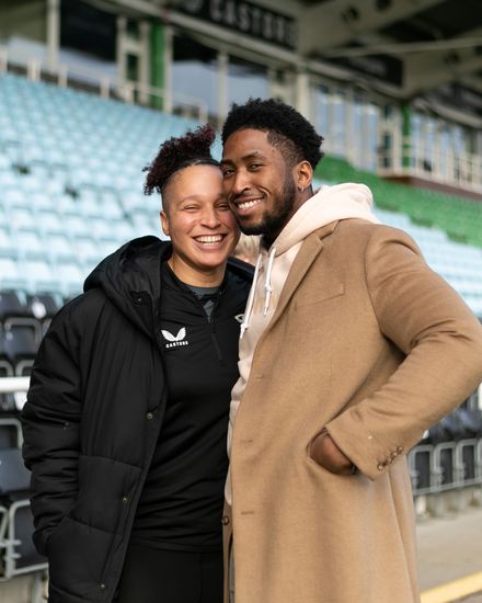 Shaunagh Brown Harlequins Her Boyfriend Arrive Editorial Stock Photo ...