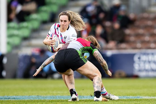 Courtney Keight Bristol Rugby Action During Editorial Stock Photo ...