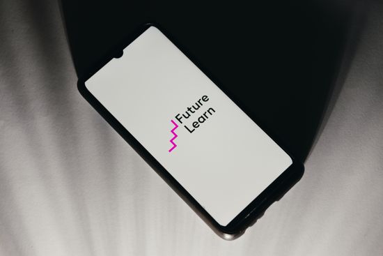This Photo Illustration Futurelearn Logo Displayed Editorial Stock ...