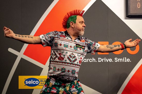 Peter Wright Scotland Walkon Before His Editorial Stock Photo - Stock ...