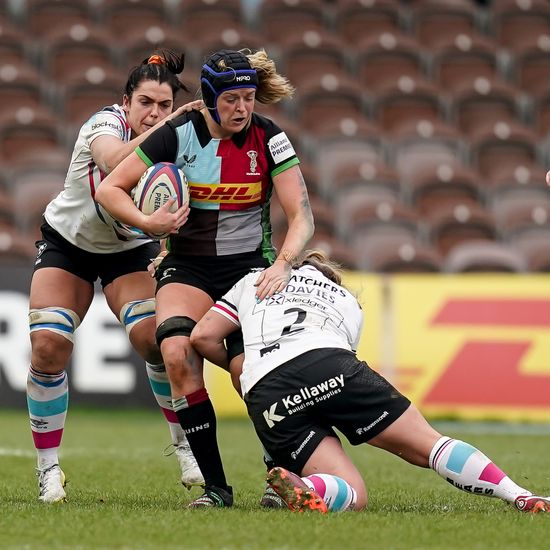 Sarah Bonar Harlequins Tackled Editorial Stock Photo - Stock Image ...