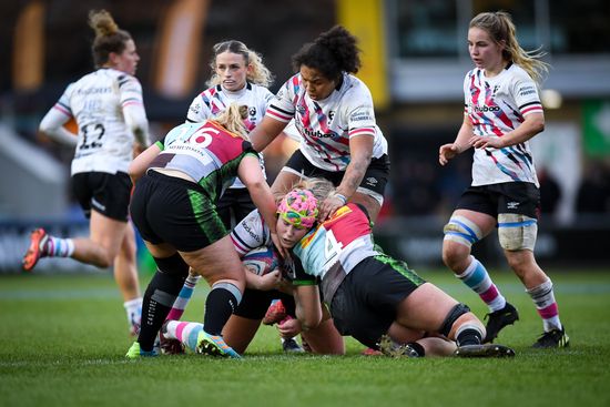 Hannah Sims Bristol Bears Tackled Editorial Stock Photo - Stock Image ...