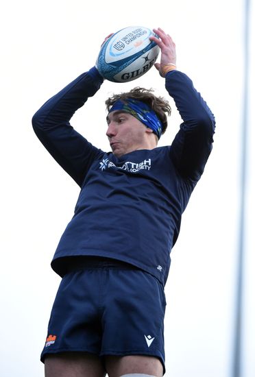 Jamie Ritchie Edinburgh Rugby Flanker During Editorial Stock Photo ...