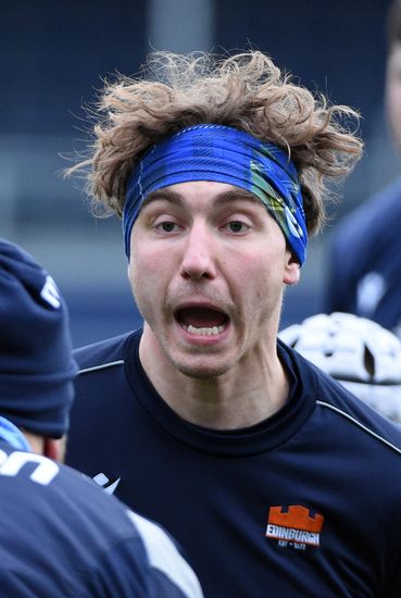 Jamie Ritchie Edinburgh Rugby Flanker During Editorial Stock Photo ...