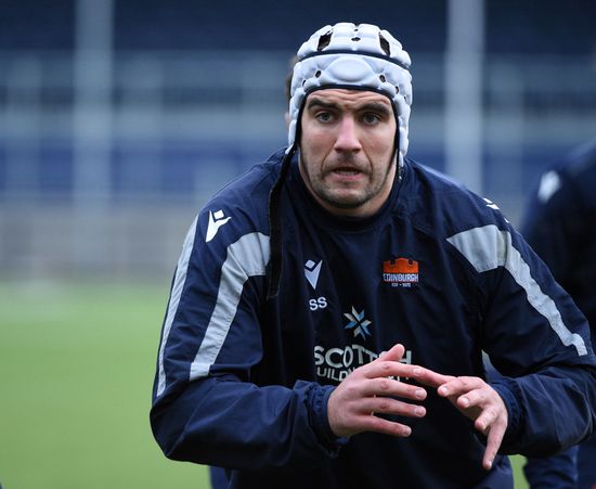 Sam Skinner Edinburgh Rugby Lock Contention Editorial Stock Photo ...