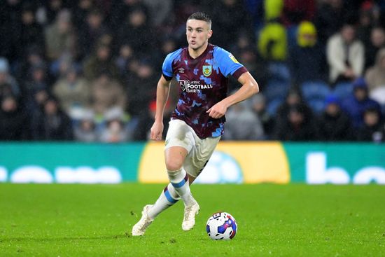 Burnley Defender Taylor Harwoodbellis 5 Ball Editorial Stock Photo ...