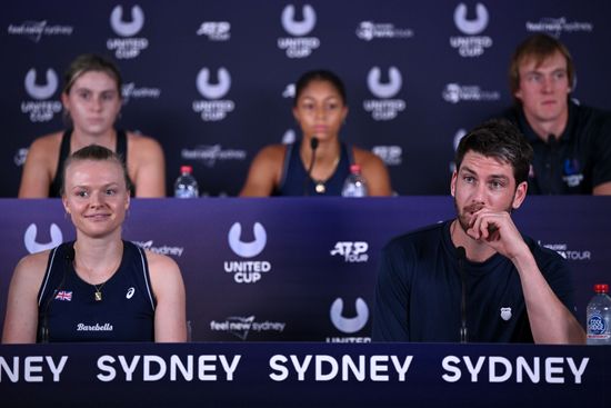 Harriet Dart L Cameron Norrie R Editorial Stock Photo - Stock Image ...