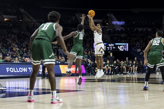 Notre Dame Guard Marcus Hammond 10 Editorial Stock Photo - Stock Image ...