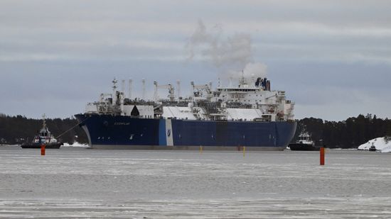 Vessel Fsru Exemplar Floating Liquefied Natural Editorial Stock Photo ...