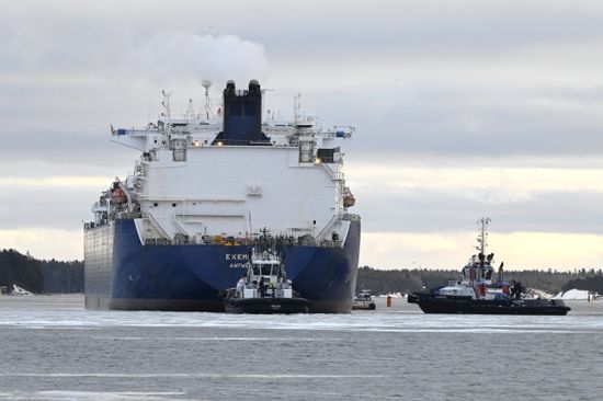 Vessel Fsru Exemplar Floating Liquefied Natural Editorial Stock Photo ...