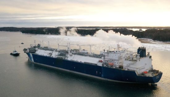 Vessel Fsru Exemplar Floating Liquefied Natural Editorial Stock Photo ...